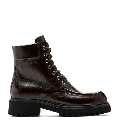 RAYA CRINKLE LEATHER BOOTIE